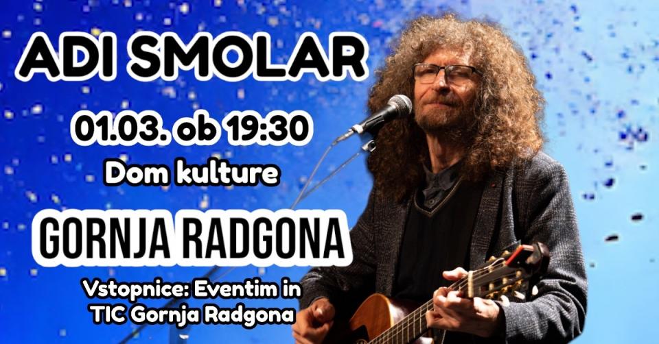 Koncert Adija Smolarja - Pomurec.com