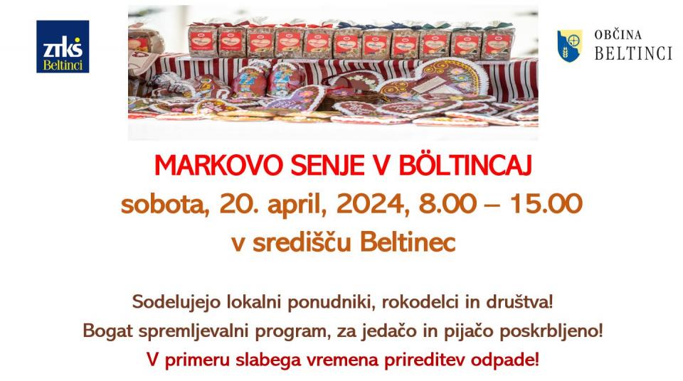 MARKOVO SENJE V BÖLTINCAJ - Pomurec.com