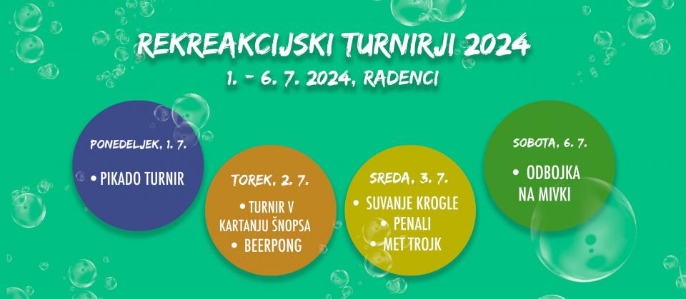 Rekreakcijski športni turnirji 2024 - Pomurec.com