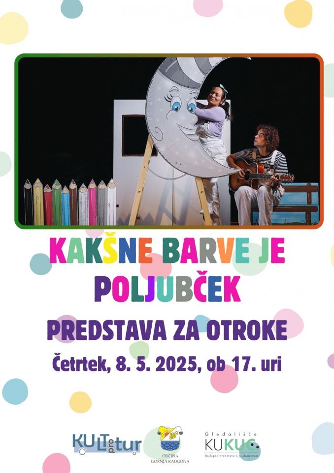 Predstava za otroke: Kakšne barve je poljubček - Pomurec.com