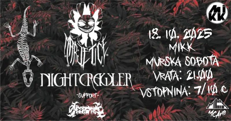 MARJETICE X NIGHTCRAWLER OCTOBER TOUR + NECROTIZE - Pomurec.com