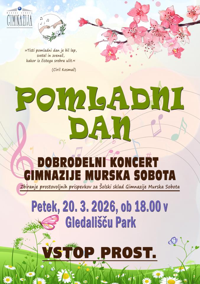 Dobrodelni koncert GMS Pomladni dan - Pomurec.com